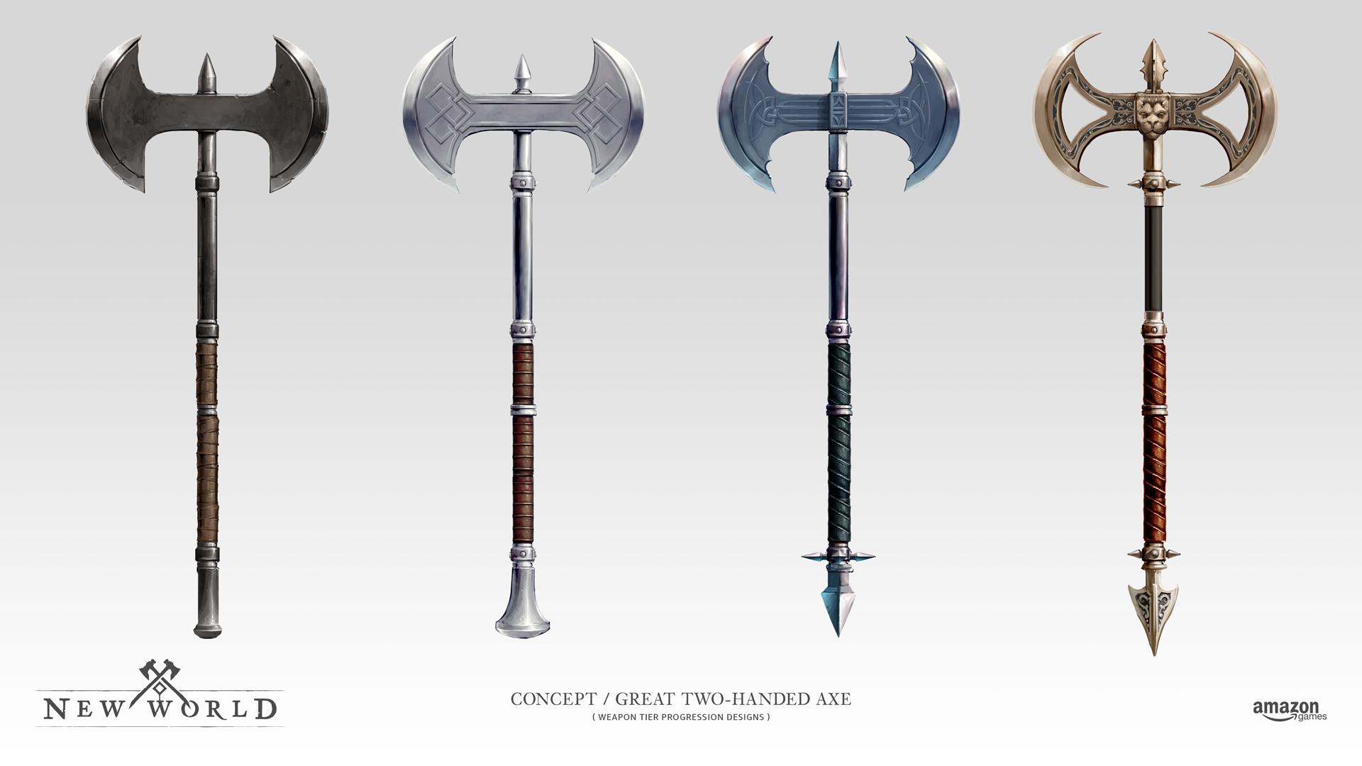 Two Handed War Axe