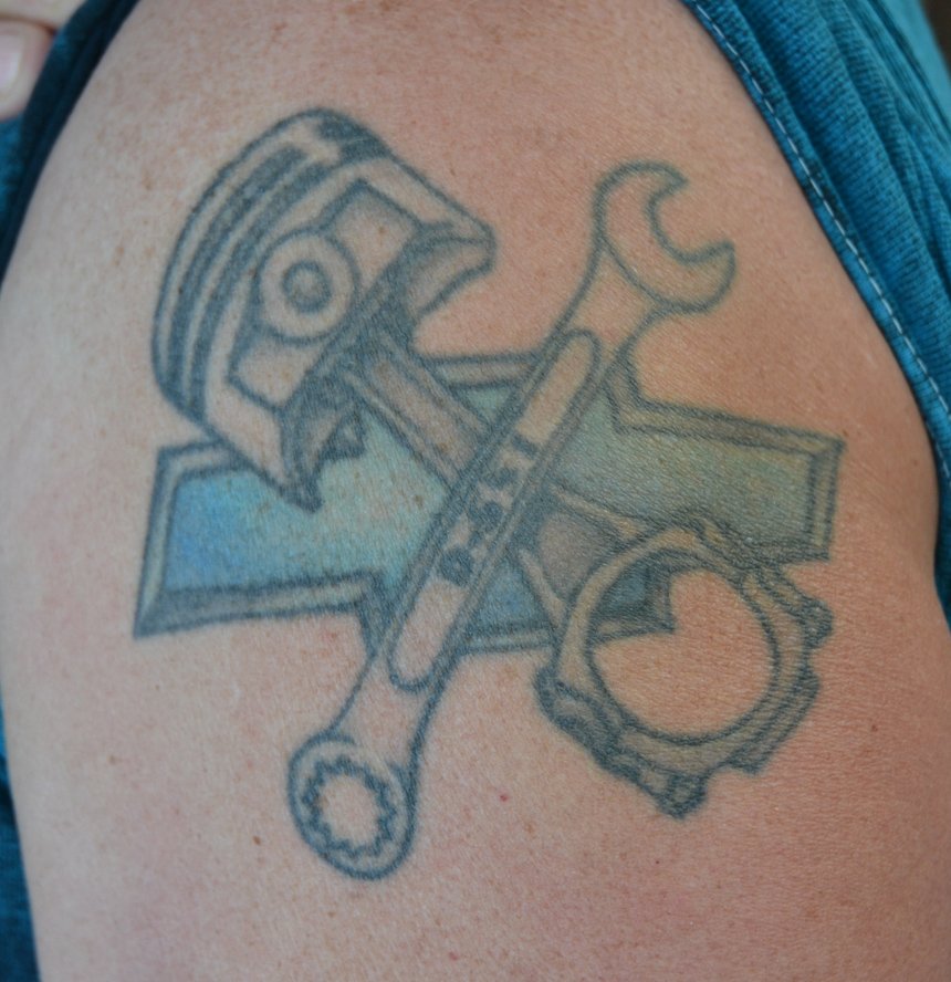 Mechanic Wrench Tattoo