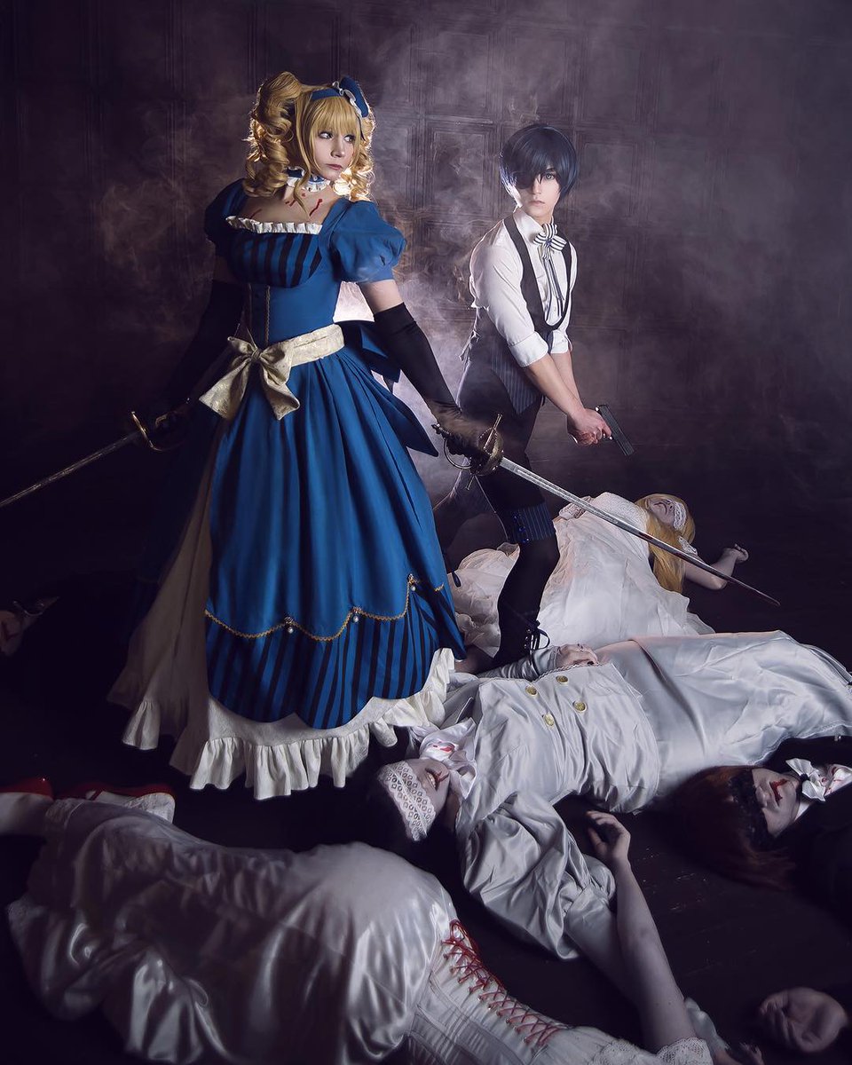 Black Butler Ciel And Elizabeth