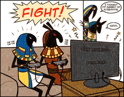 Anubis And Horus Brothers