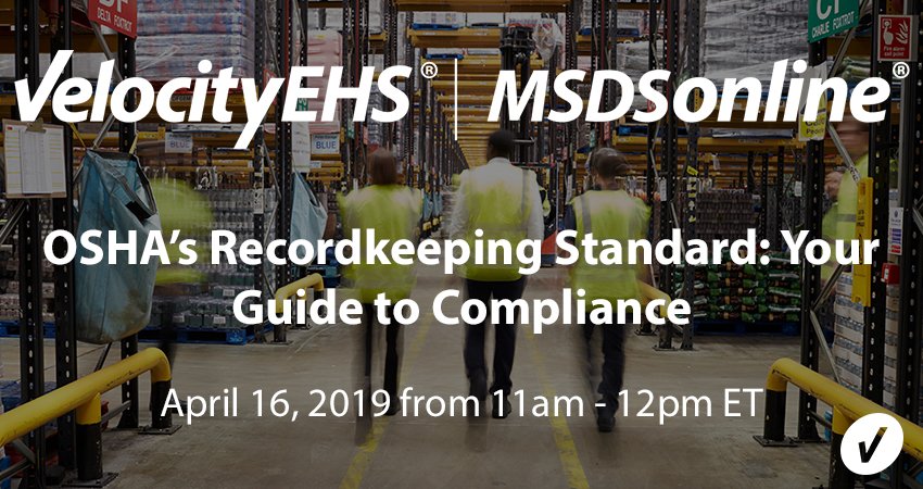 VelocityEHS | MSDSonline on Twitter: "Attend our webinar to learn exactly what changes @OSHA_DOL ...