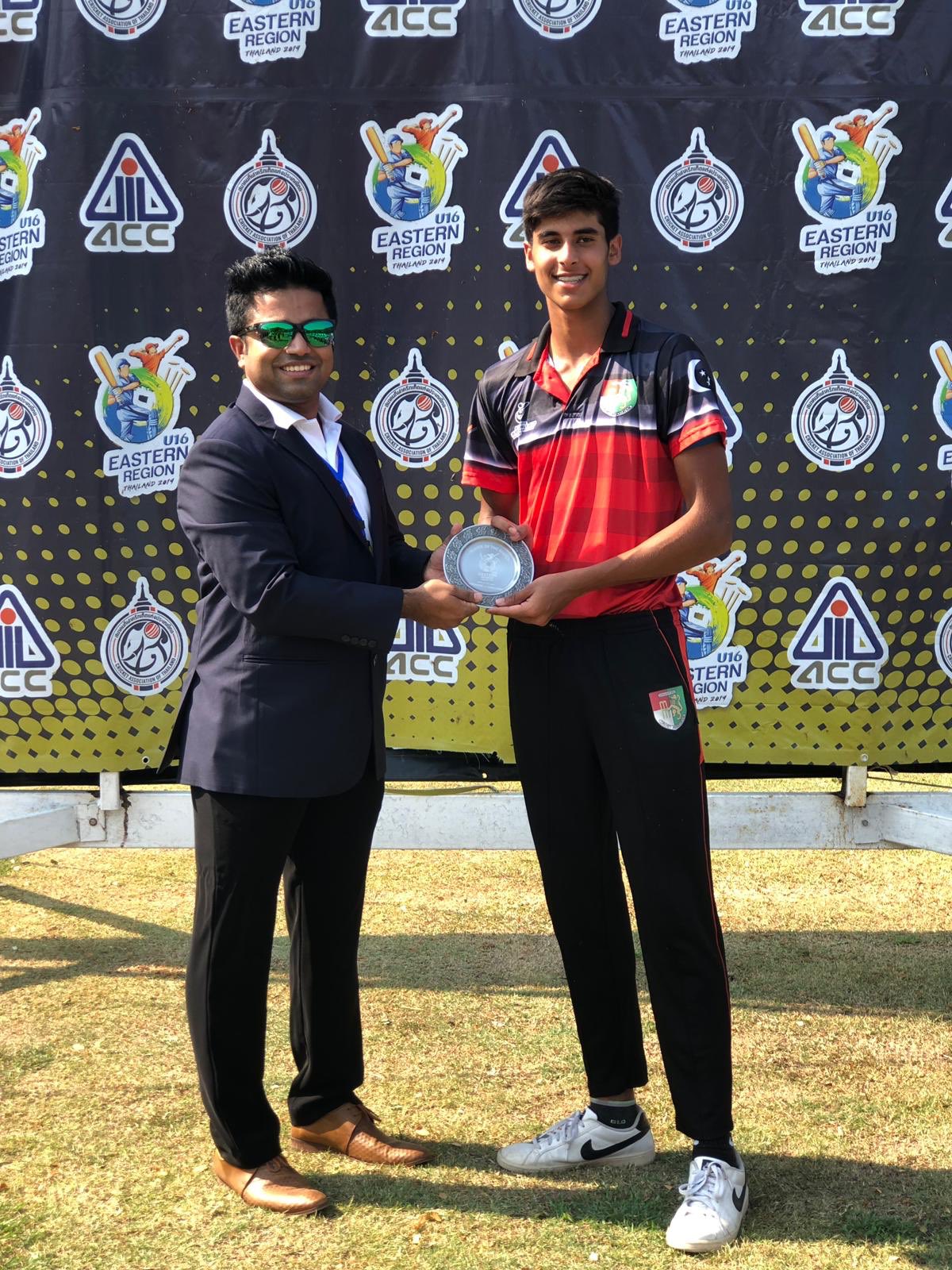 Cricket Thailand on Twitter: "Aditya Kalra finishes of the game in style with a hit to the fence ...