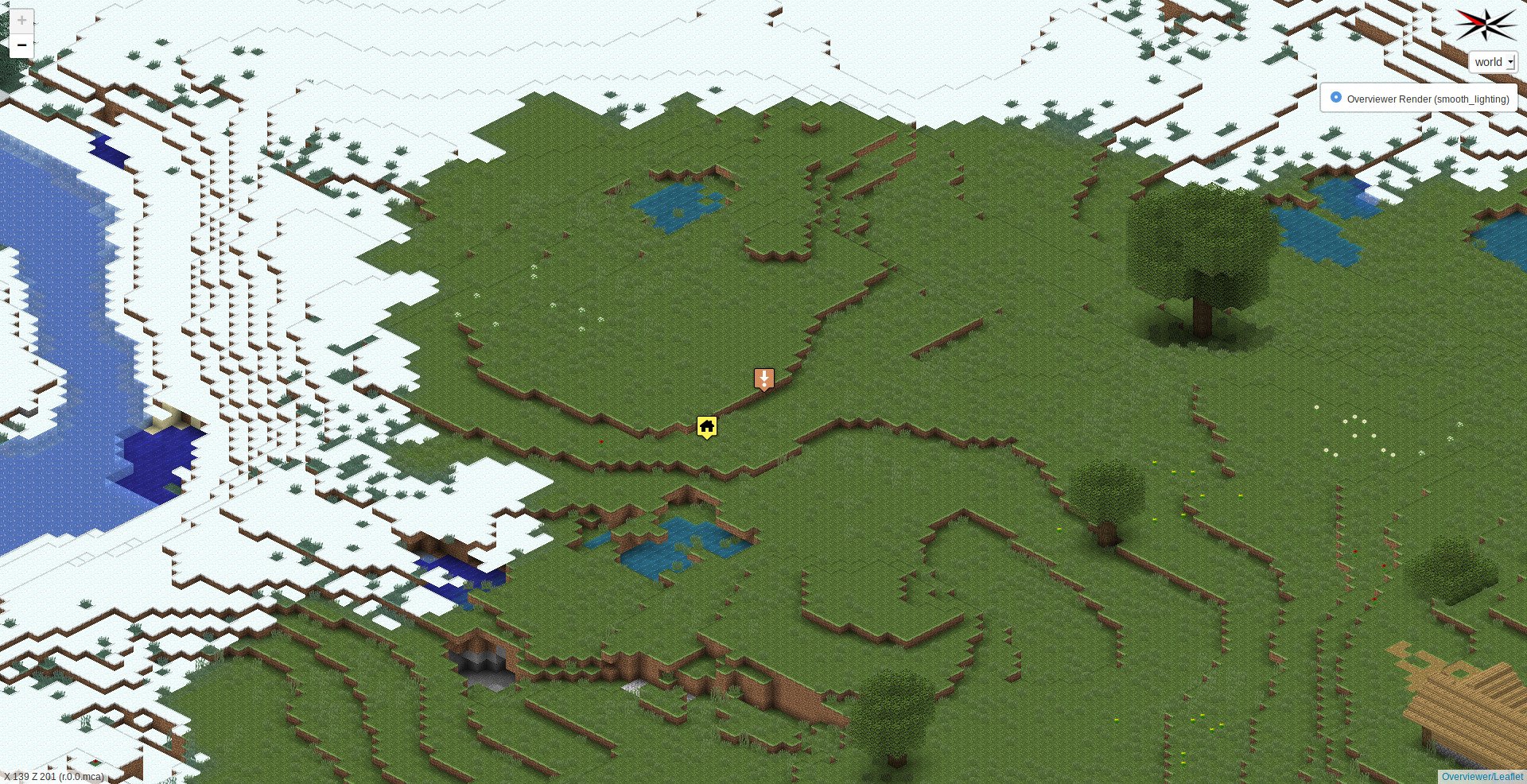 Minecraft Overviewer on Twitter: "Apparently placing scaffolding blocks permanently changes the ...