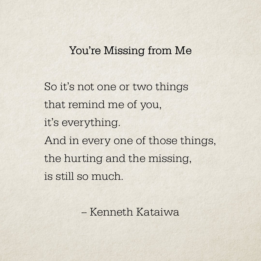 Missing Him Poems