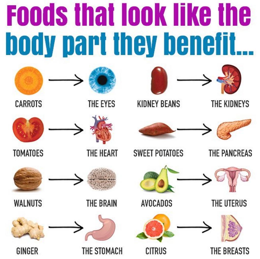 Fruits That Resemble Body Parts