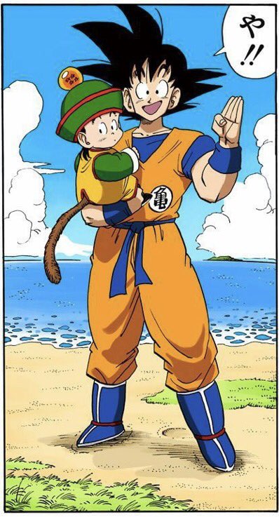 Kid Gohan With Hat
