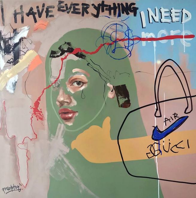 Consumerism Painting