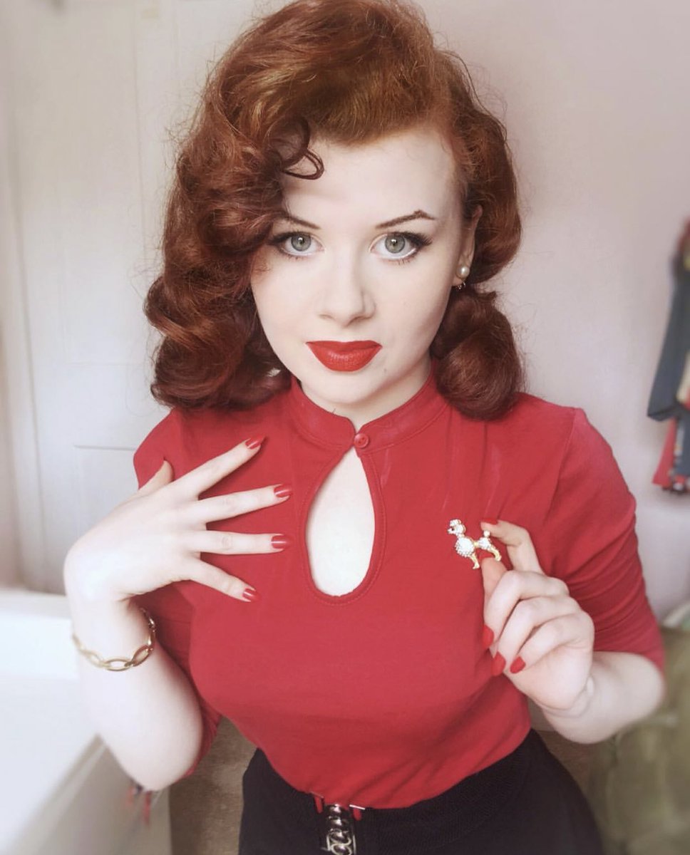 Red Rockabilly Hair