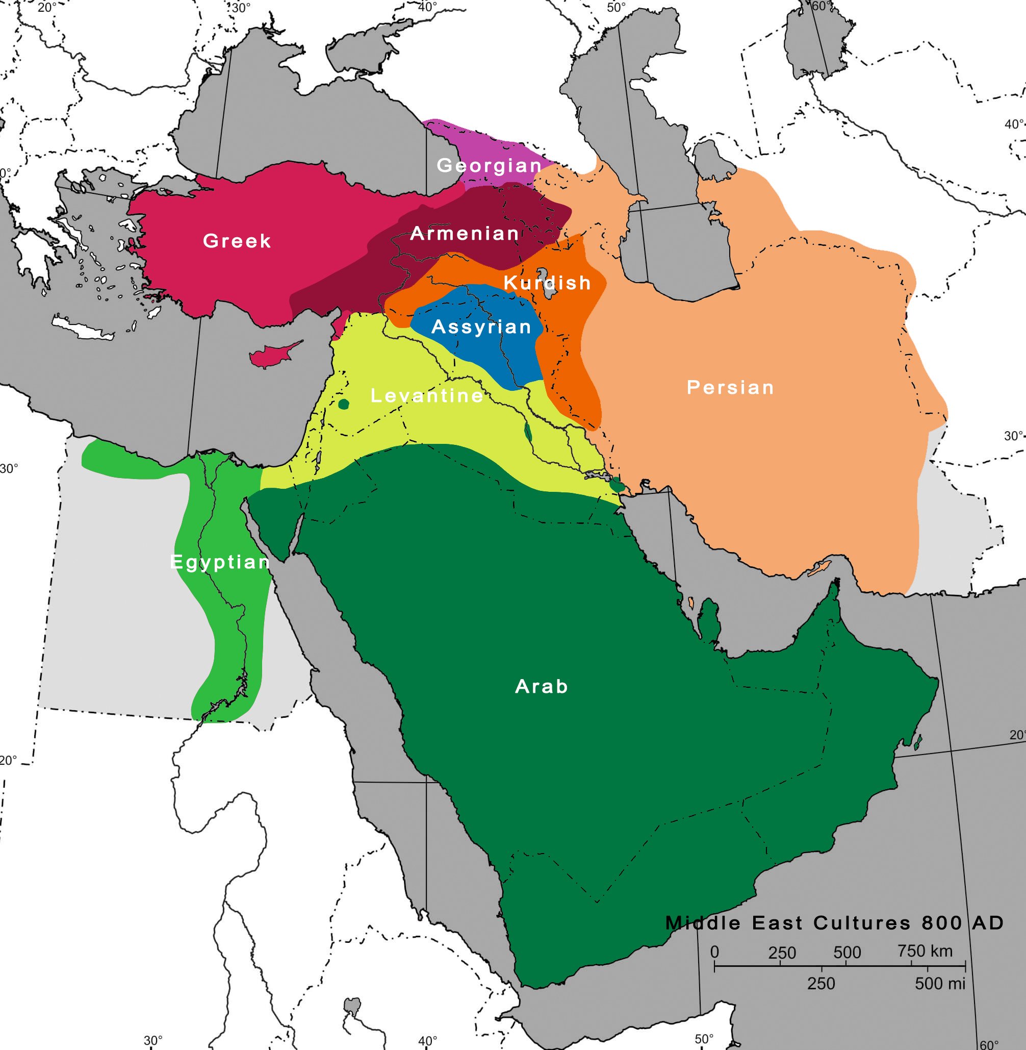 Middle East Culture Map