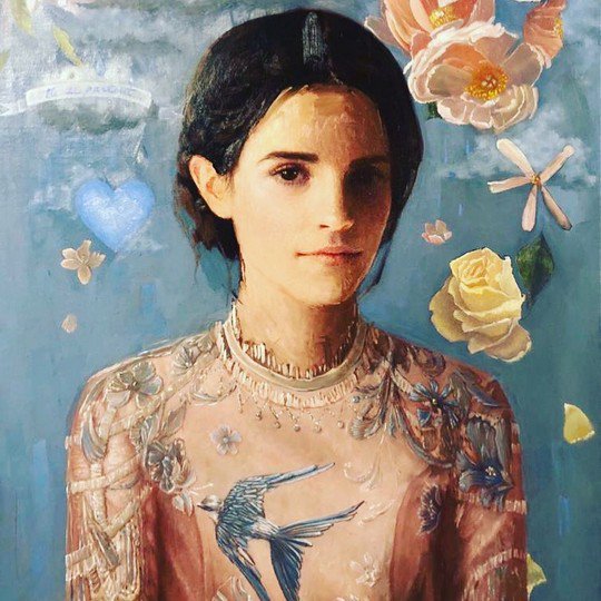 Emma Watson Self Portrait