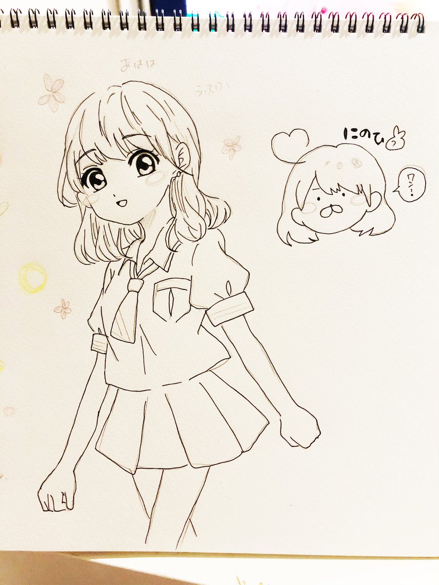 【画像あり】絵が上手いAV女優・二宮ひかりさん(23)が描いた最新イラストをご覧ください [808139444]