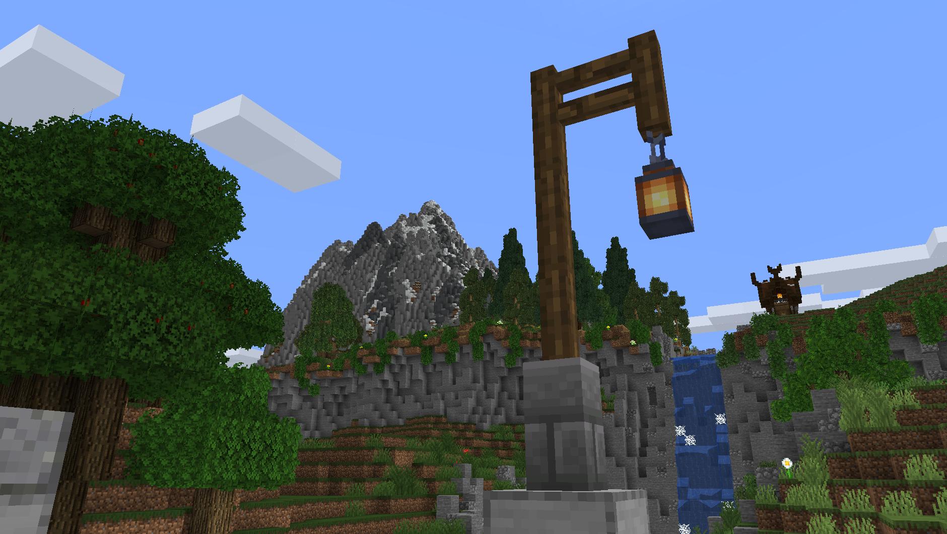 Minecraft Medieval Street Lamp WIP] Mod To Add New Decorative Objects