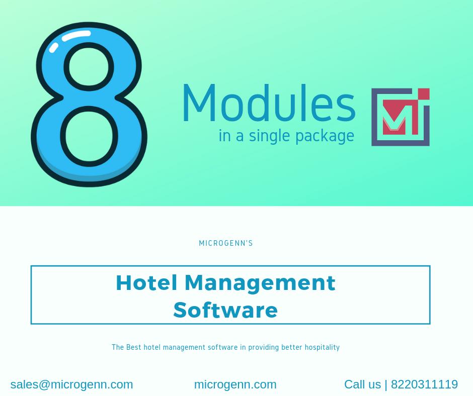 Microgenn Software Solutions on Twitter: "8 modules in a single package - #MHMS #Front_office ...