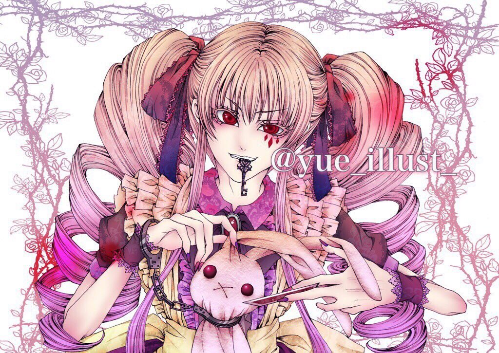 「ゆめかわ系メイド喫茶でバイト中のベリィ 」YUE @illust🔥の漫画