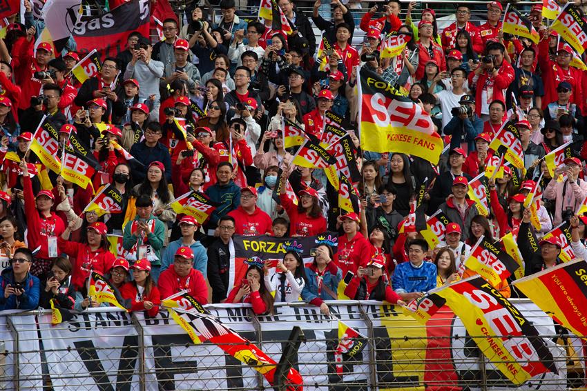 Watch: amazing support by the Ferrari fans in Shanghai | 2019 Chinese ...