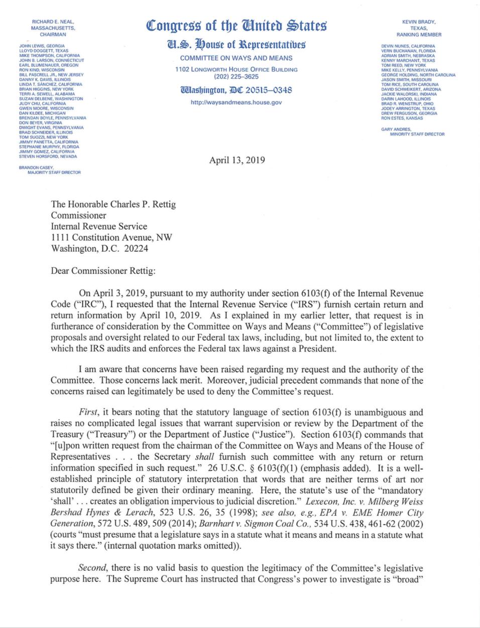 Personal Letter To Irs