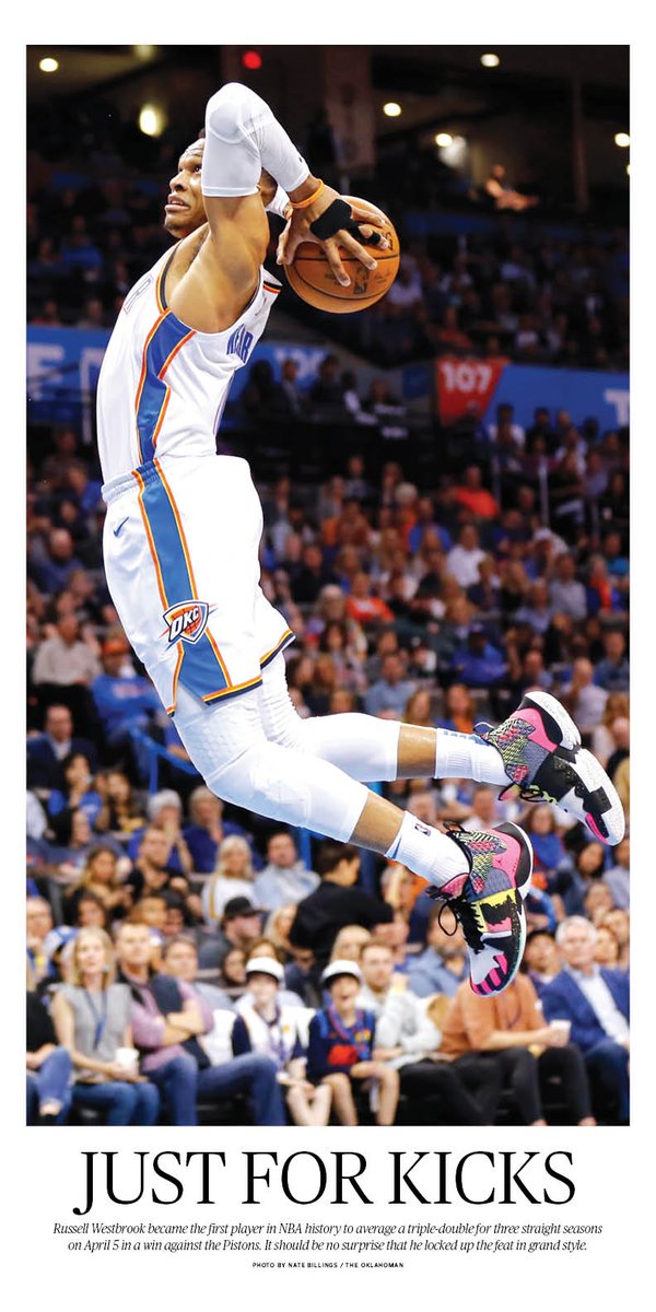 Russell Westbrook Poster Dunk