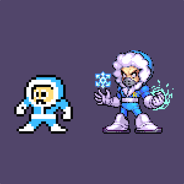 Megaman Iceman 8 Bit