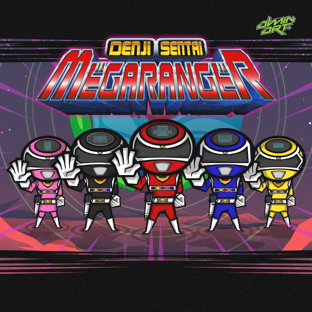 Denji sentai megaranger mask - asllogo