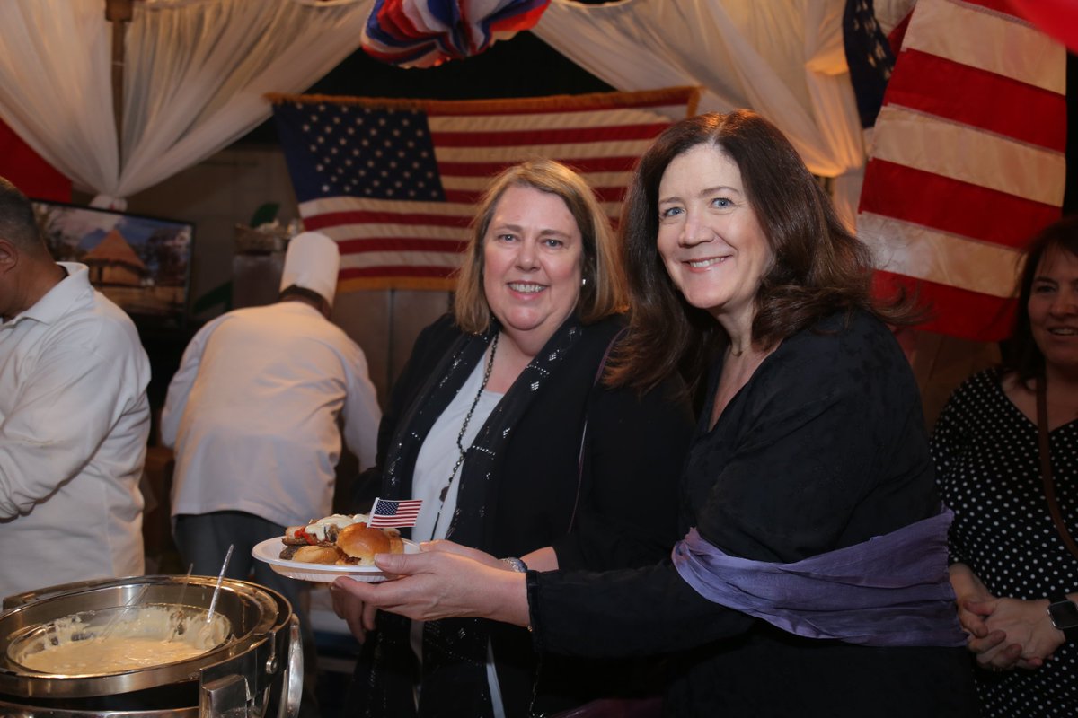 Deputy Chief of Mission Dorothy Shea, along with Mrs. Eden Goldberger ...