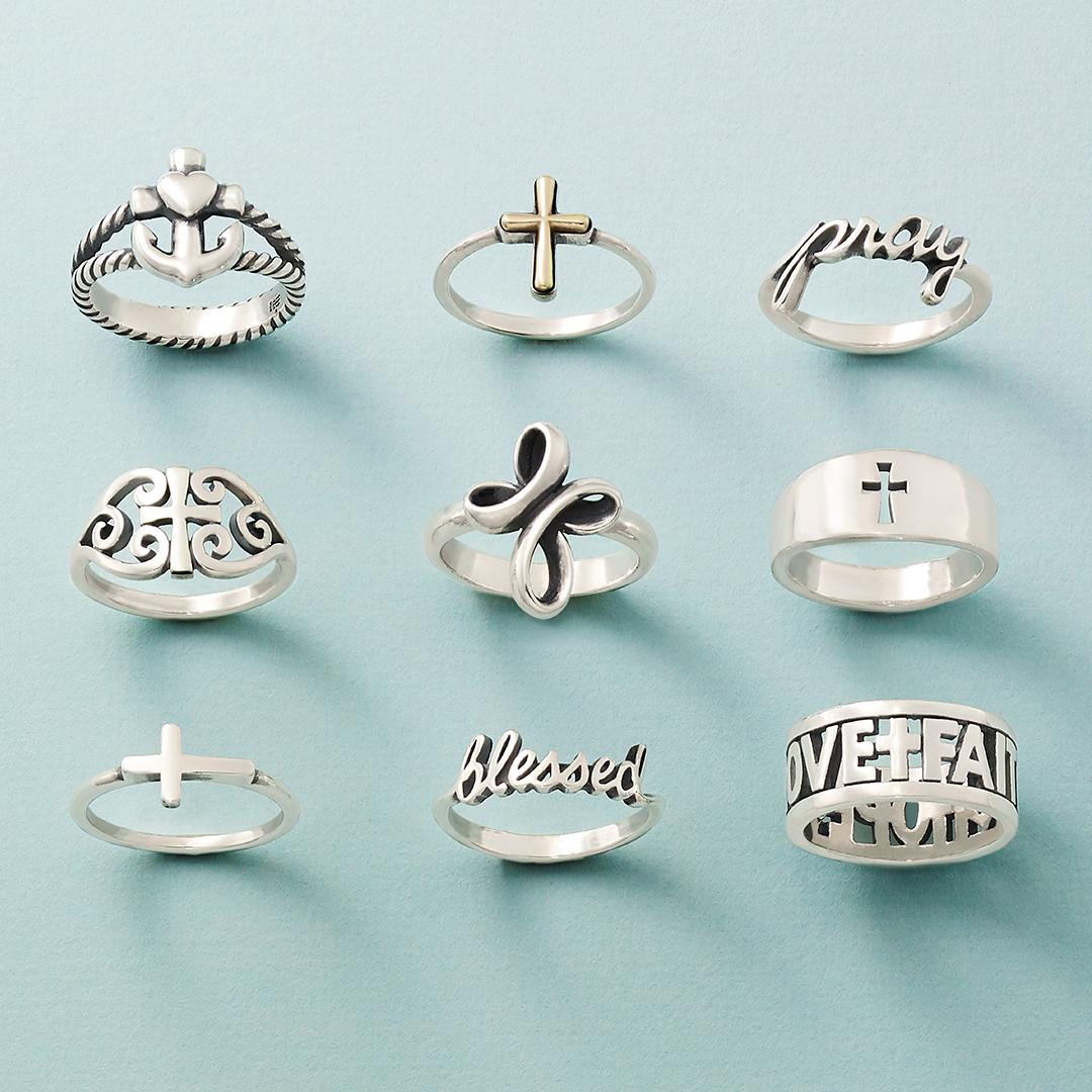 James Avery Rings On Hand