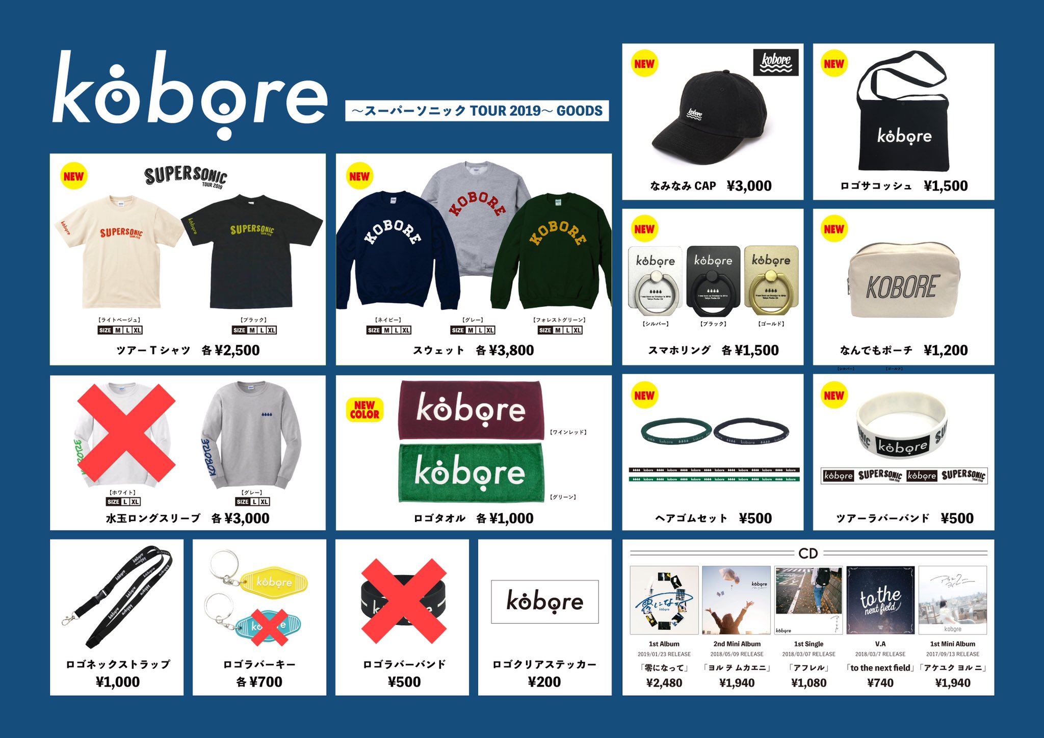 kobore on Twitter: "【本日ツアー16本目】 2019.04.16 @新潟 CLUB RIVERST kobore 『スーパーソニックTOUR2019』 act ...