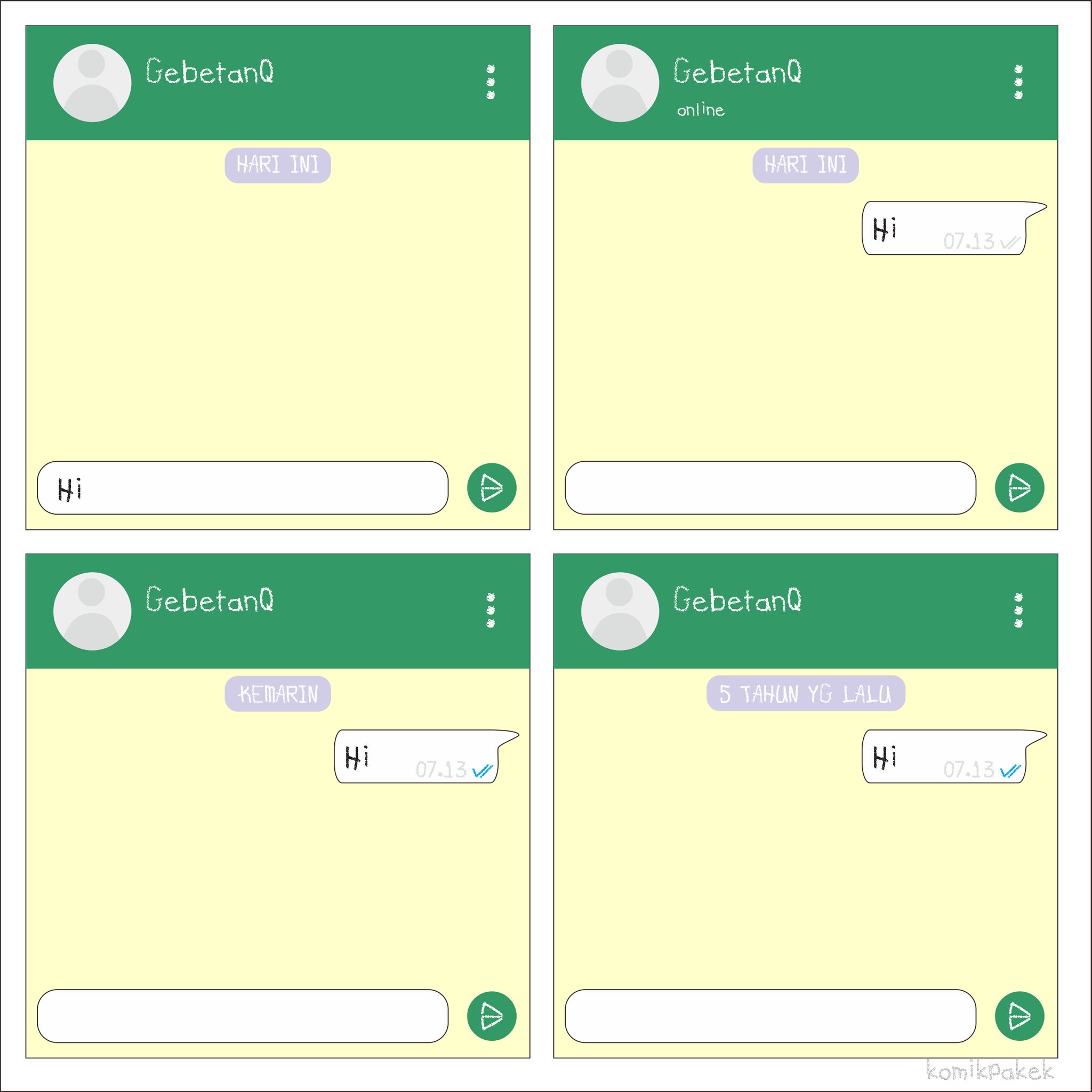 Gambar Animasi Line Chat