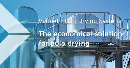 Valmet on Twitter: "Valmet Flash Drying System. It is the economical solution for pulp drying ...