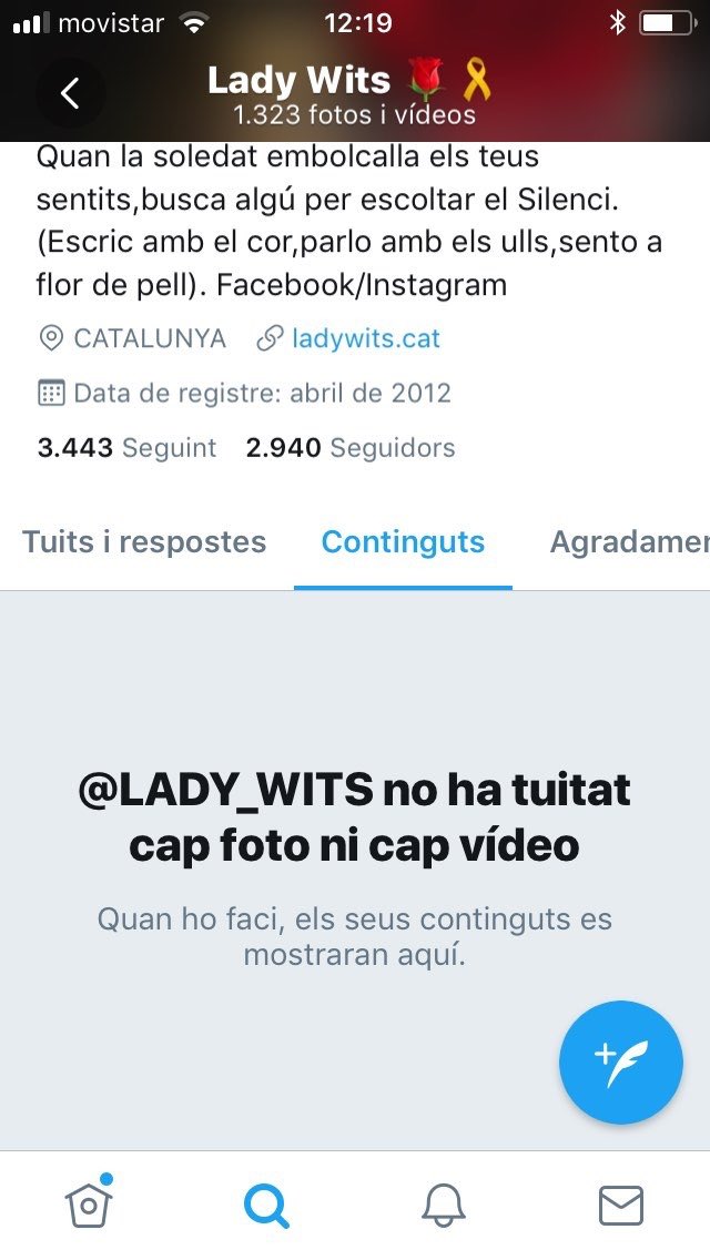 Lady Wits 🌹🎗Relats Eròtics, Poemes i Silencis. on Twitter: "Hola @Twitter... hi ha followers que ...