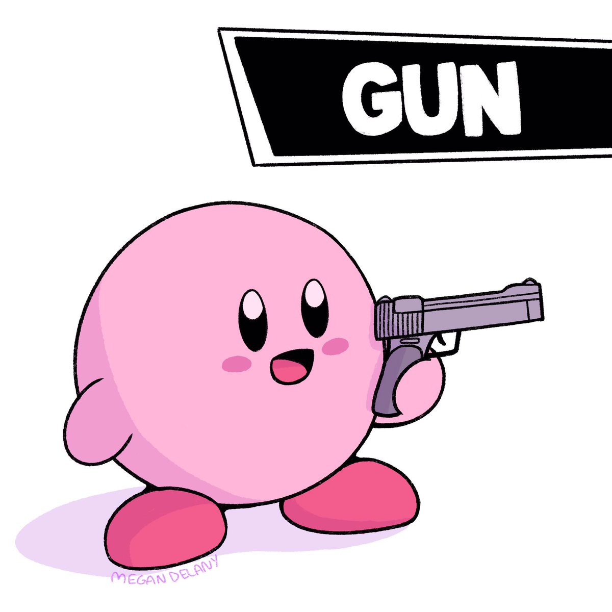 Kirby Has Gun