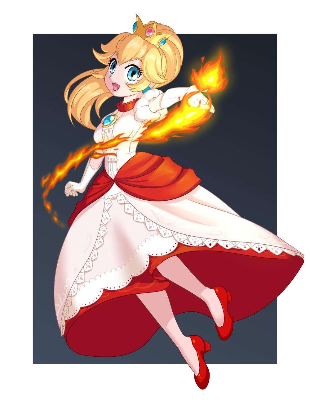Super Mario 3d World Fire Princess Peach