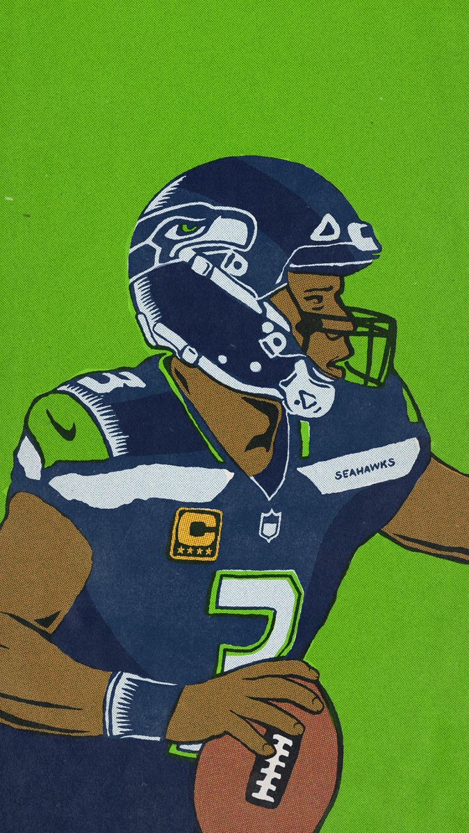 Seahawks Jersey Cartoon