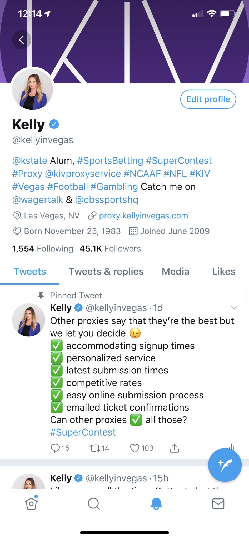 Kellyinvegas Twitter