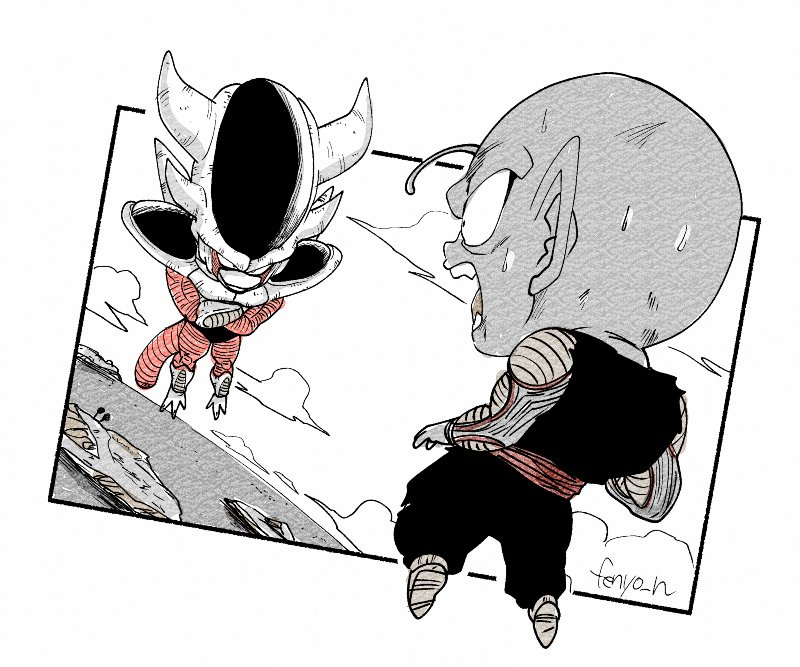 Frieza Third Form Vs Piccolo