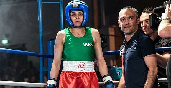 Amazing photos show Iranian boxer Sadaf Khadem, who defied regime ...