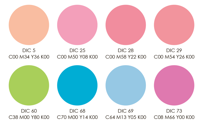 西村謄写堂 on Twitter: "Dicチャート（CMYK）ができました。特色印刷を希望する場合や、カラーで特色を再現する際にぜひ参考にしてください。特装ミュージアム内「特殊印刷」の ...