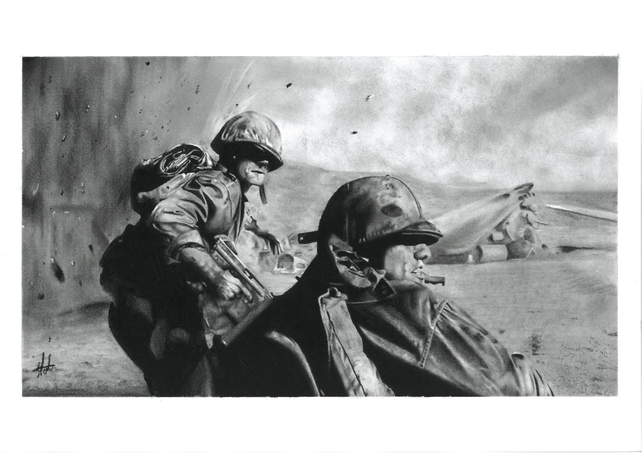 The Pacific Hbo Drawings