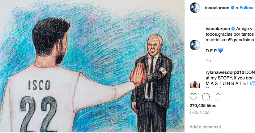 Thread By @KiyanSo - Hey, Isco posted drawing (our amazing...