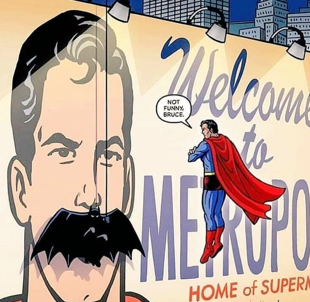 Batman With A Mustache