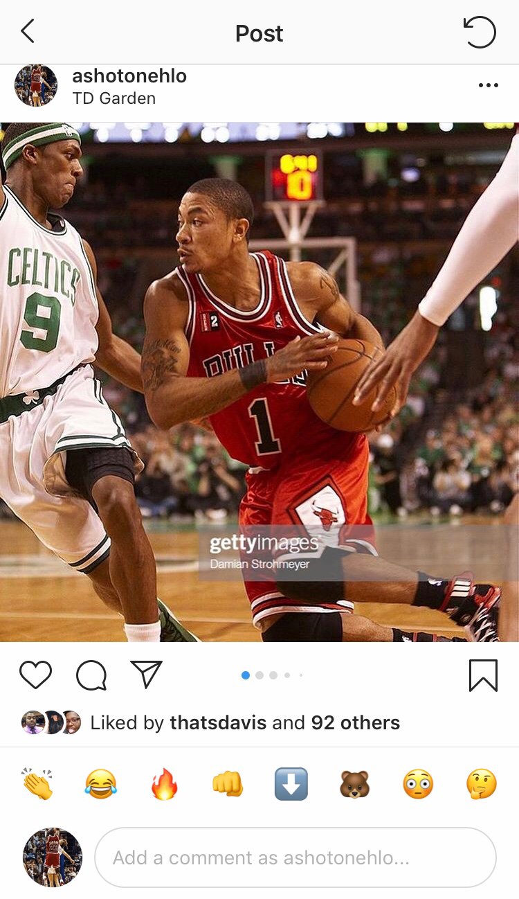 Derrick Rose Celebration