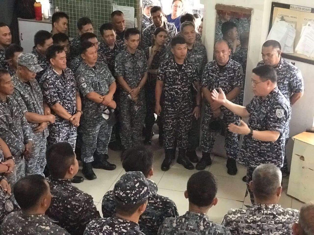 LOOK: BJMP Officer-in Charge Jail Chief Supt. Allan Iral led the ...