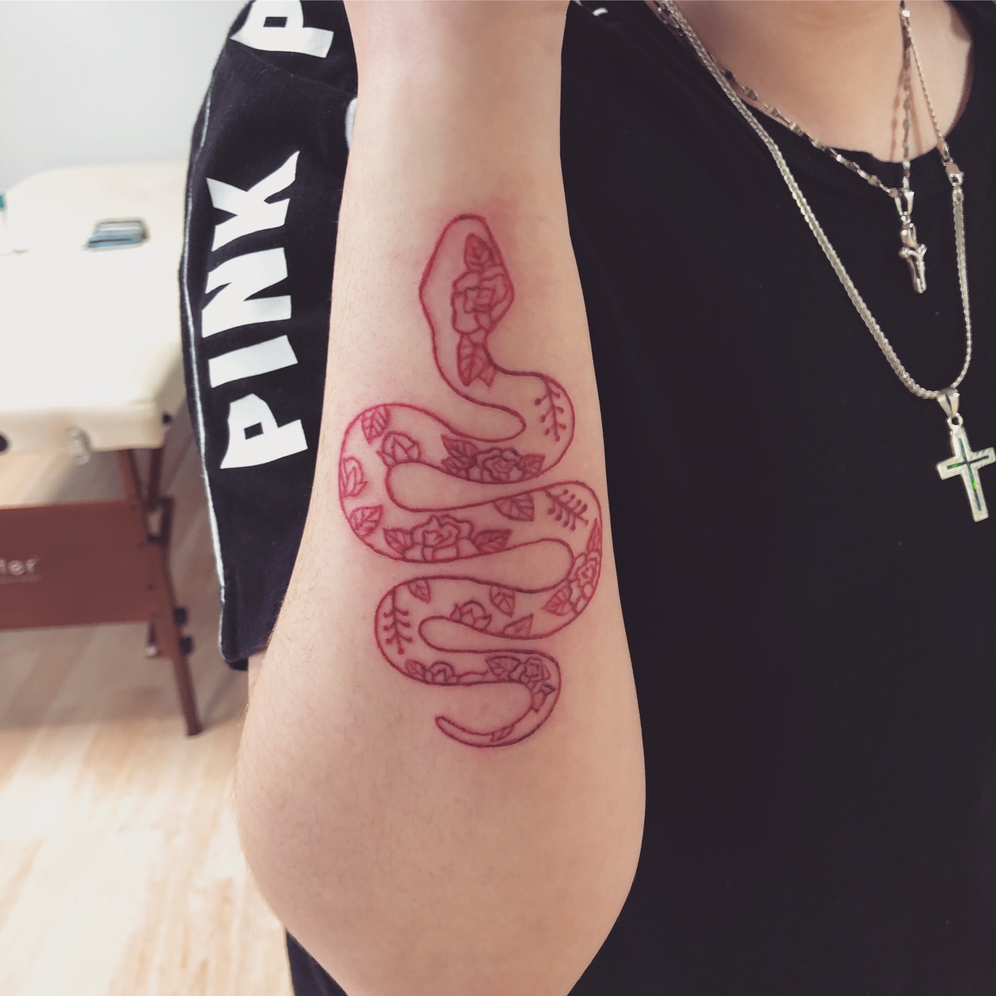 Simple Serpent Tattoo