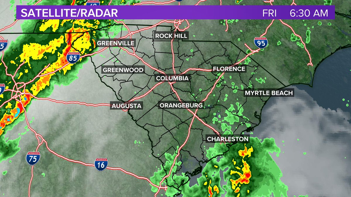 South Carolina: Here is the current South Carolina satellite/radar ...
