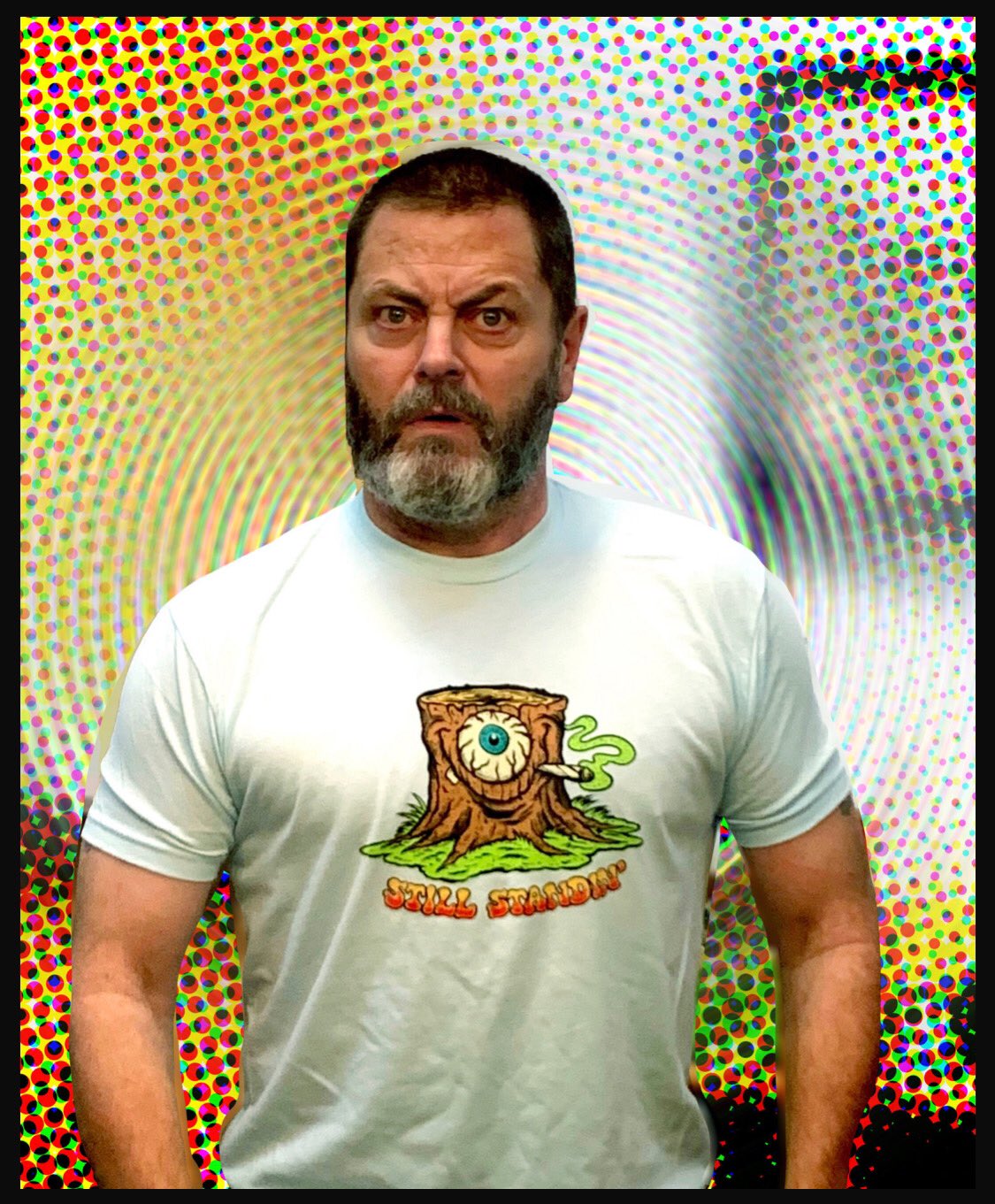Nick Offerman No Beard