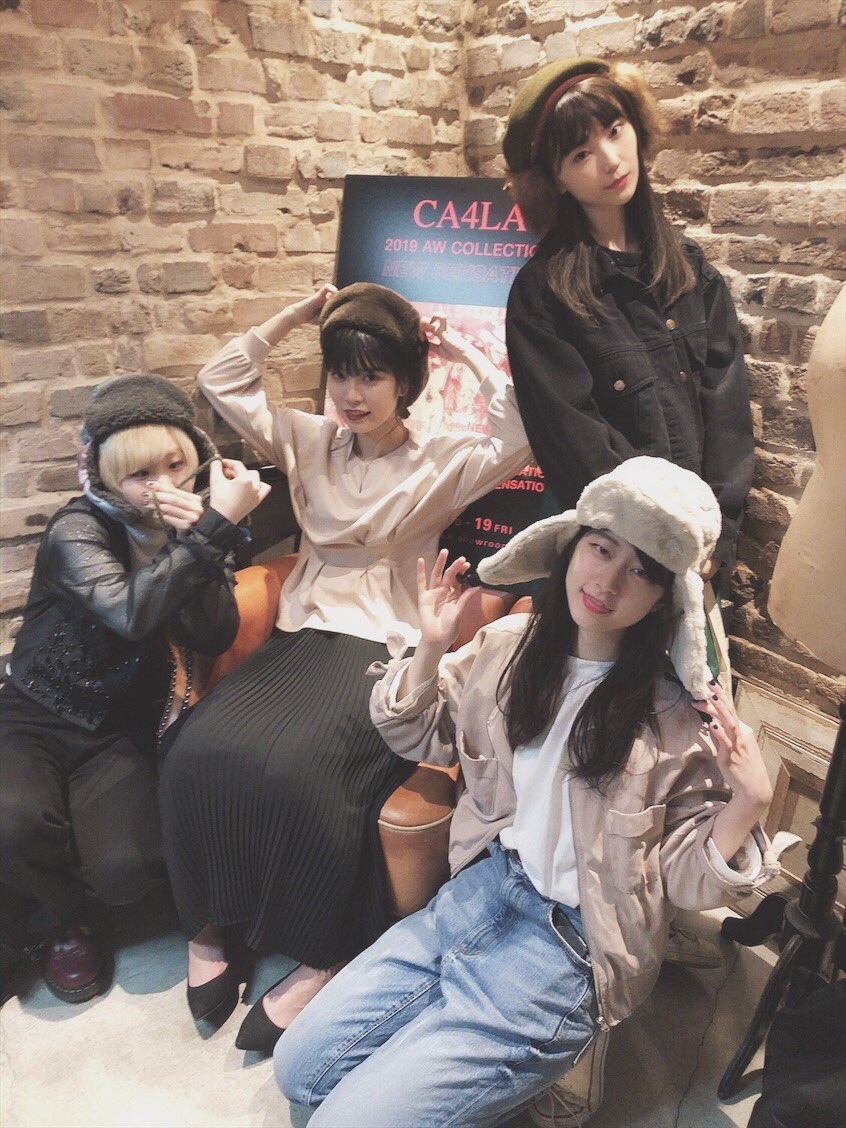 maho on Twitter: "CA4LAさんの展示会にお邪魔しましたCA4LAさんの帽子を被るとお洒落の魔法にかかった気持ちになります 1枚目のベレー帽の色合いがめちゃくちゃ素敵で ...