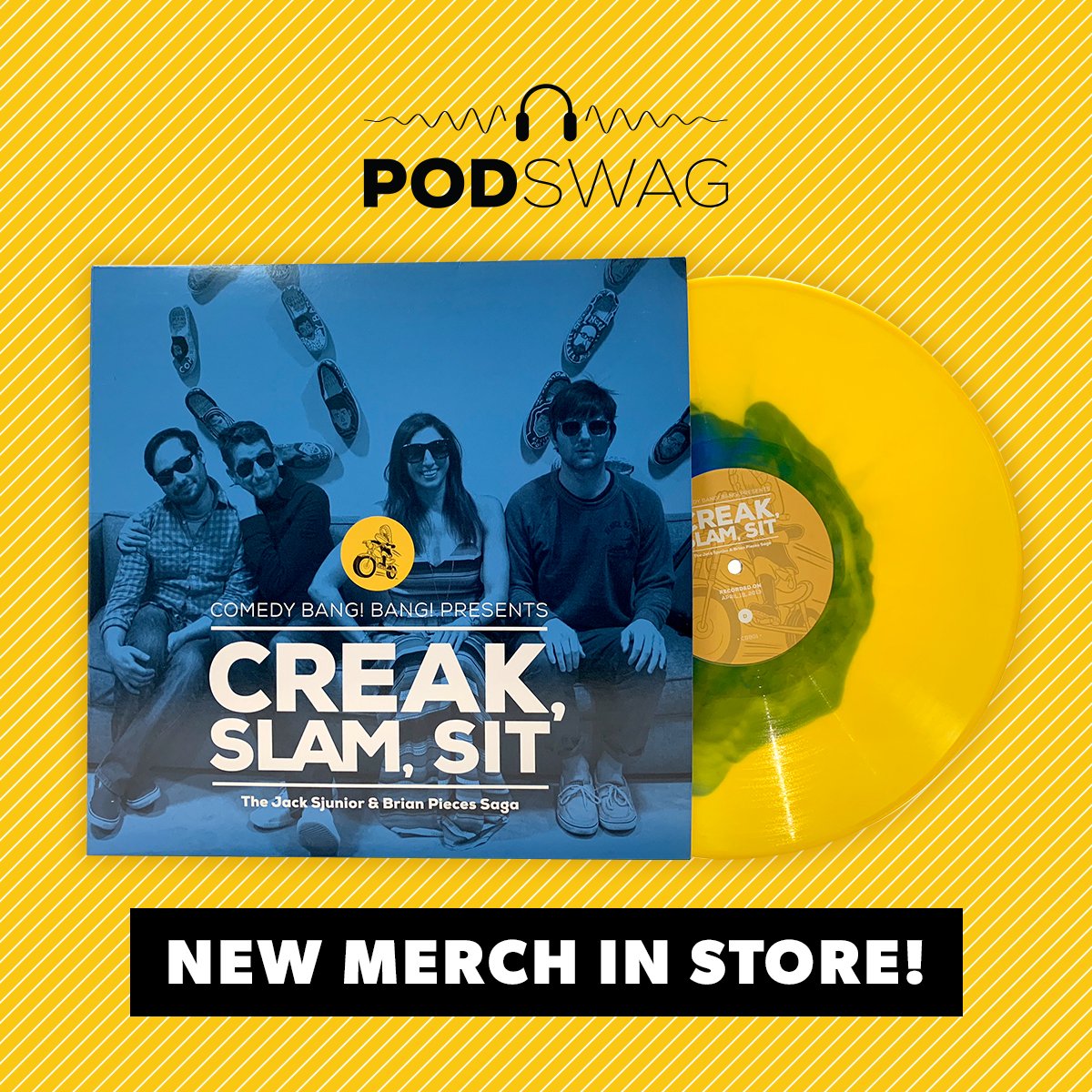 Earwolf on Twitter: "1st pressing is finally here! 'The Comedy Bang! Bang! Presents: "CREAK ...