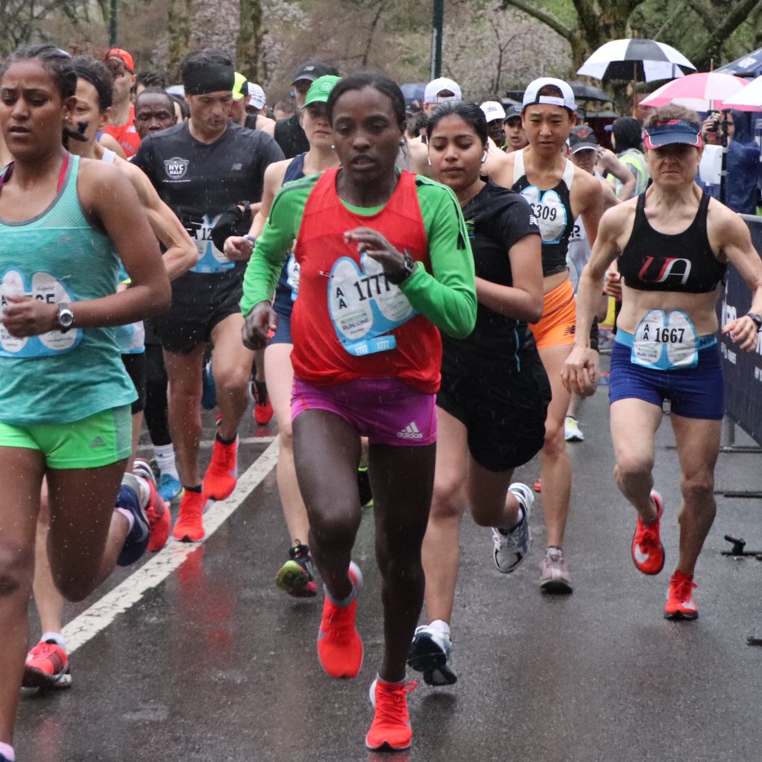 The first finishers of the RunAsOne4M are Meseret Ali Basa and Diriba Degefa Yigezu ...