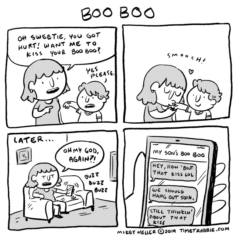 「i drew a comic about a DJ 」Mikey Hellerの漫画