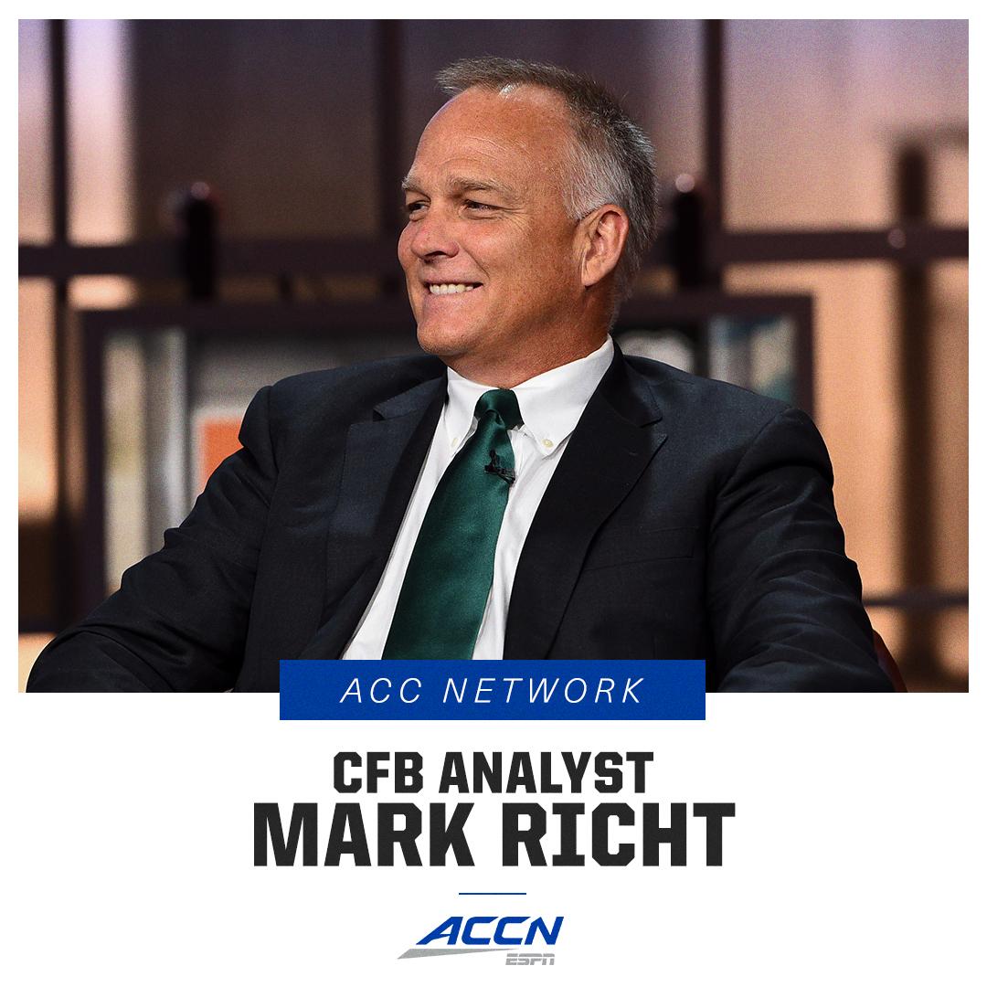 Mark Richt joins the ACC Network as an analyst : r/CFB