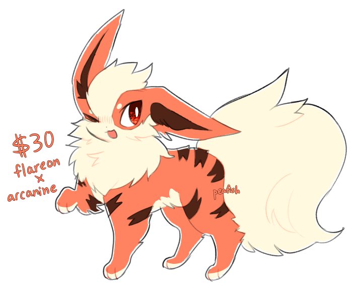 Arcanine And Flareon